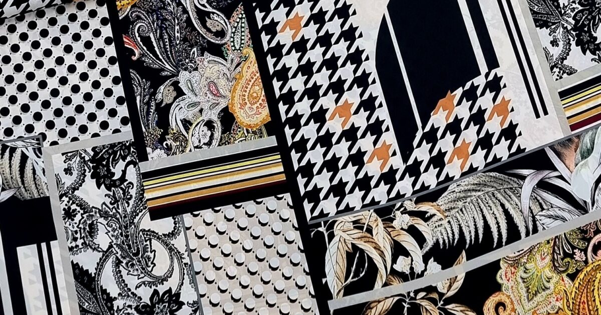 Satin -Design -Druck in Kursen | Megastoffen