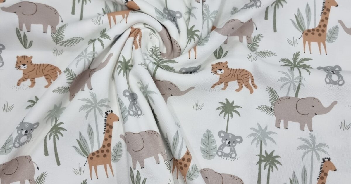 Interlock tricot dieren | Megastoffen