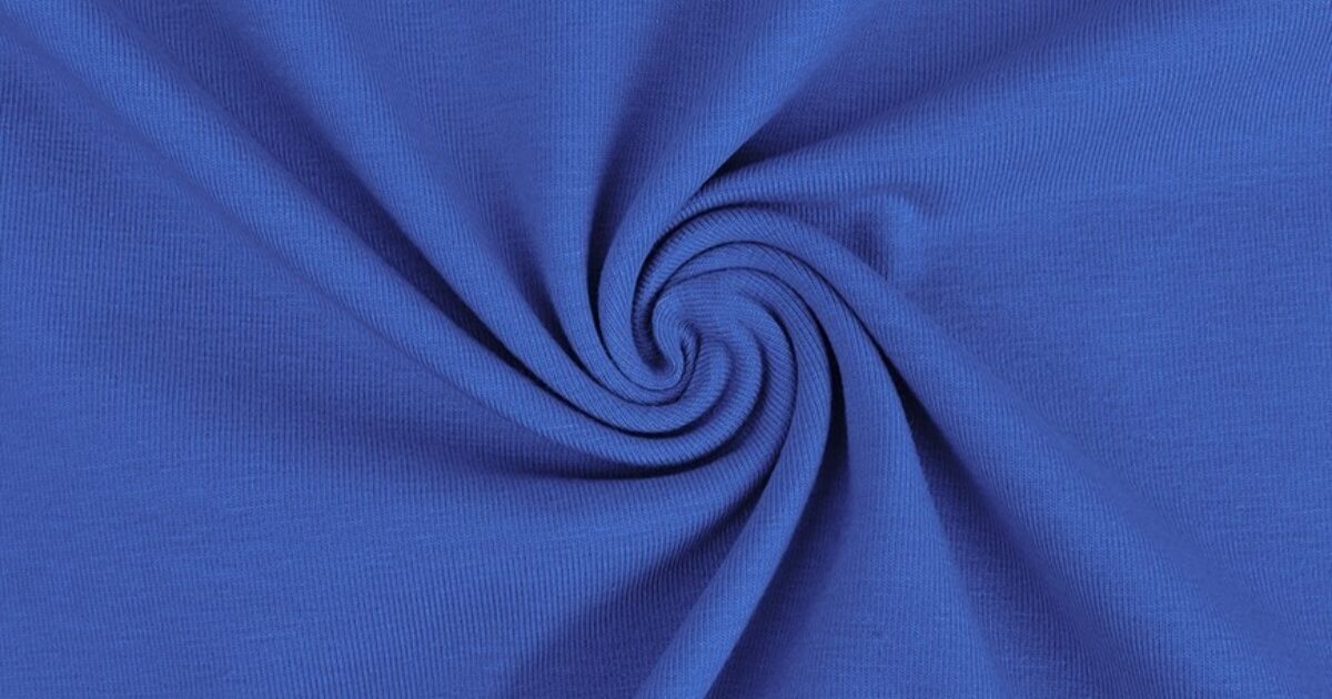 Baumwolltrikot -Kobalt 8 | Megastoffen